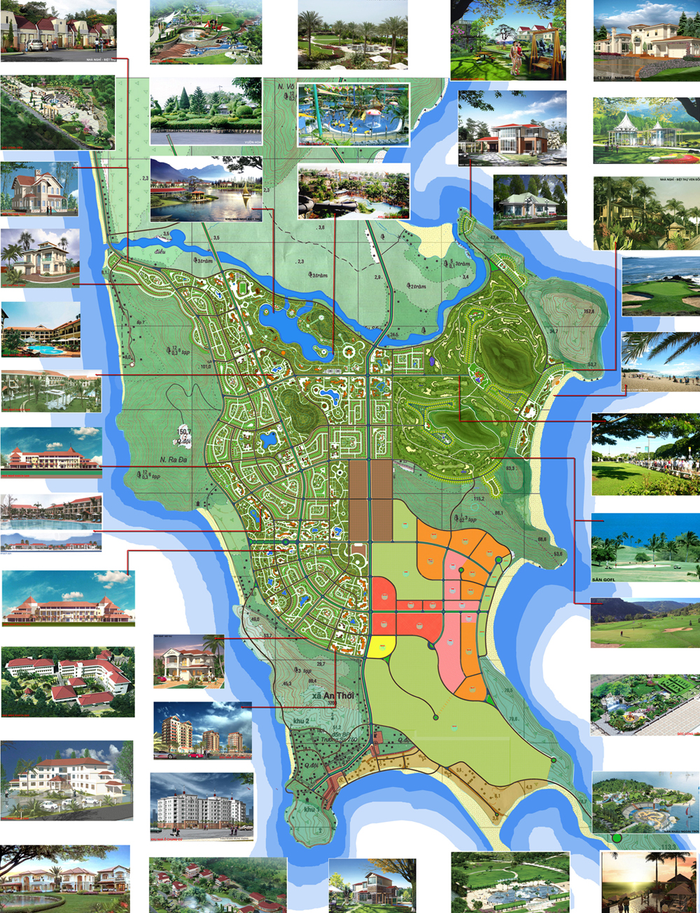 Details of Master plan of Bai Sao and Bai Dat Do resort, Phu Quoc, Kien ...