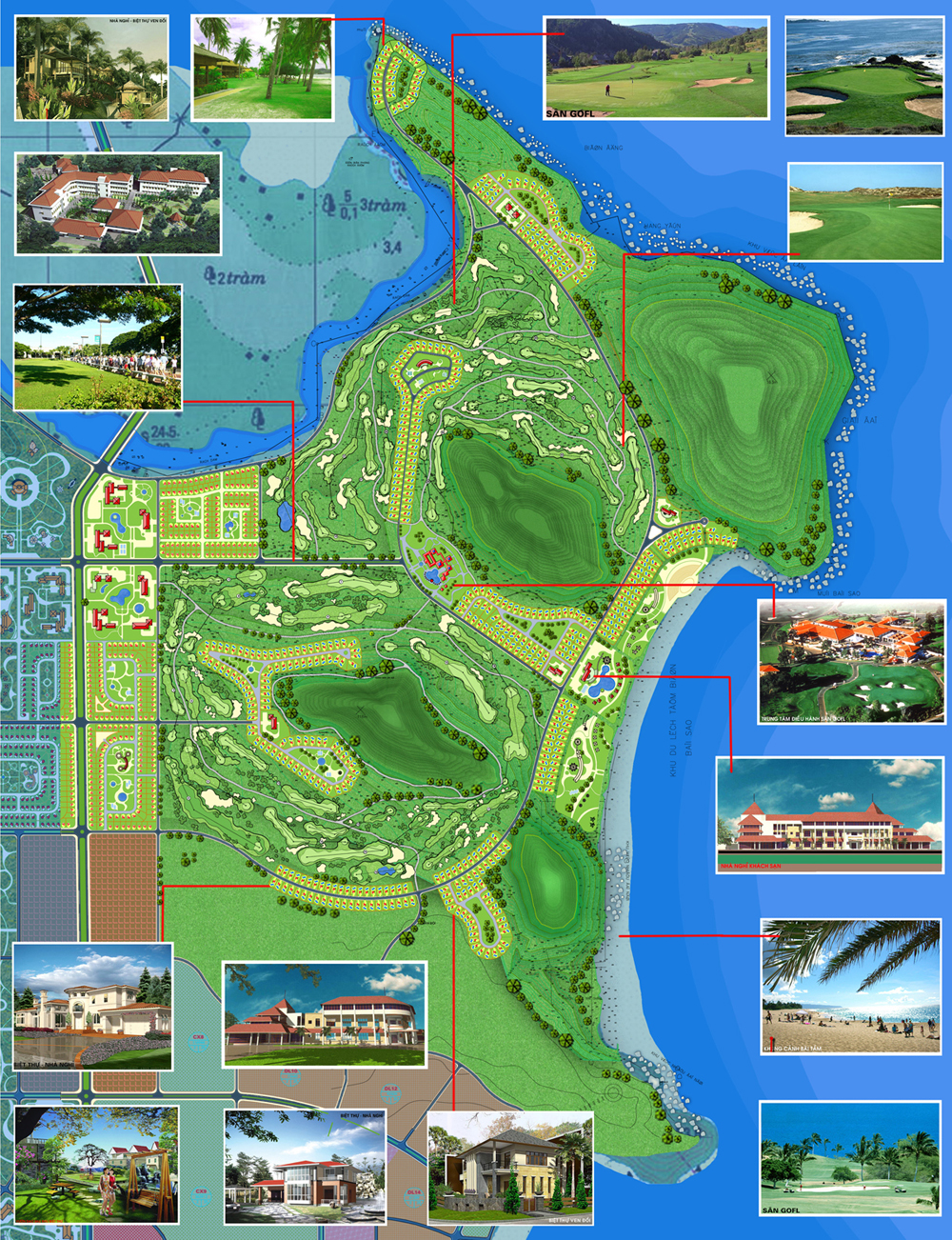 Details of Master plan of Bai Sao and Bai Dat Do resort, Phu Quoc, Kien ...